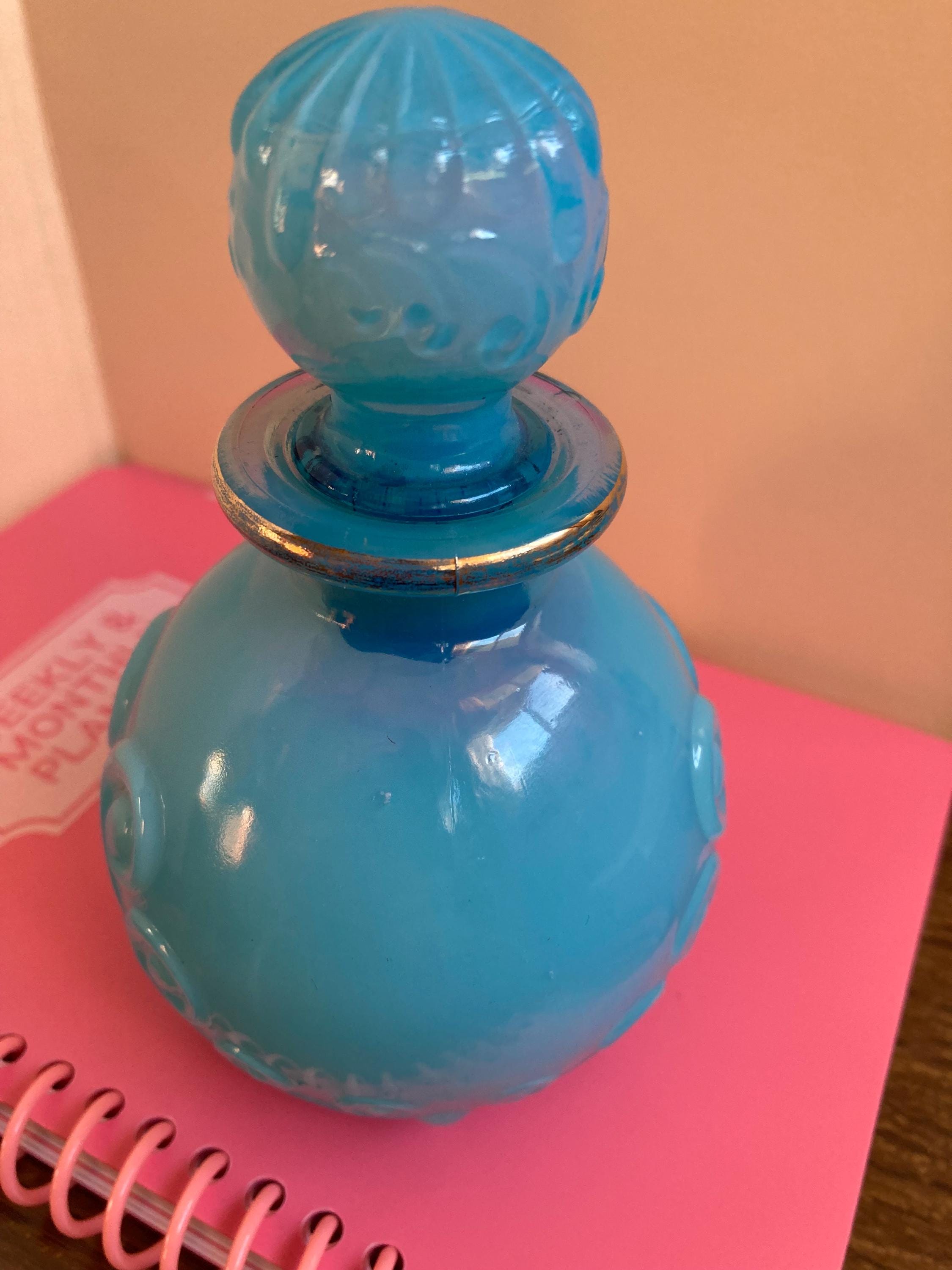 Beautiful Vintage Avon Perfume Bottle Baby Blue - Etsy