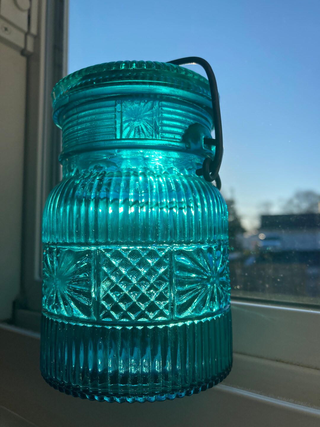 Vintage Avon Locking Mason Jar - Etsy
