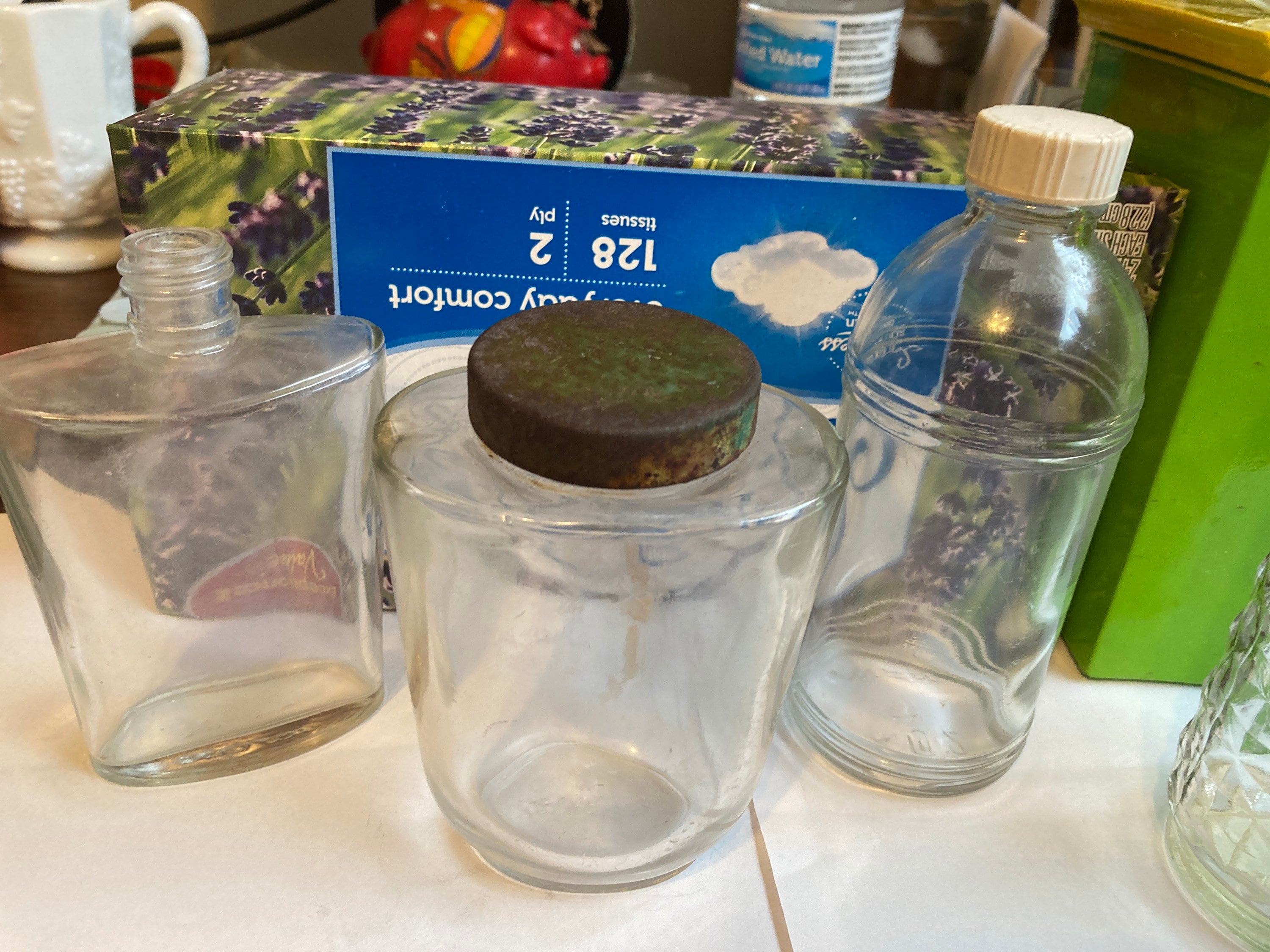 Vintage Avon Bottles Very Rare Vanity Jar Flask Perfume Set of 5 - Etsy