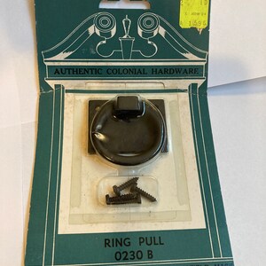 Authentic Vintage Colonial Hardware Set of 2 Ring Pulls 0230B - Etsy