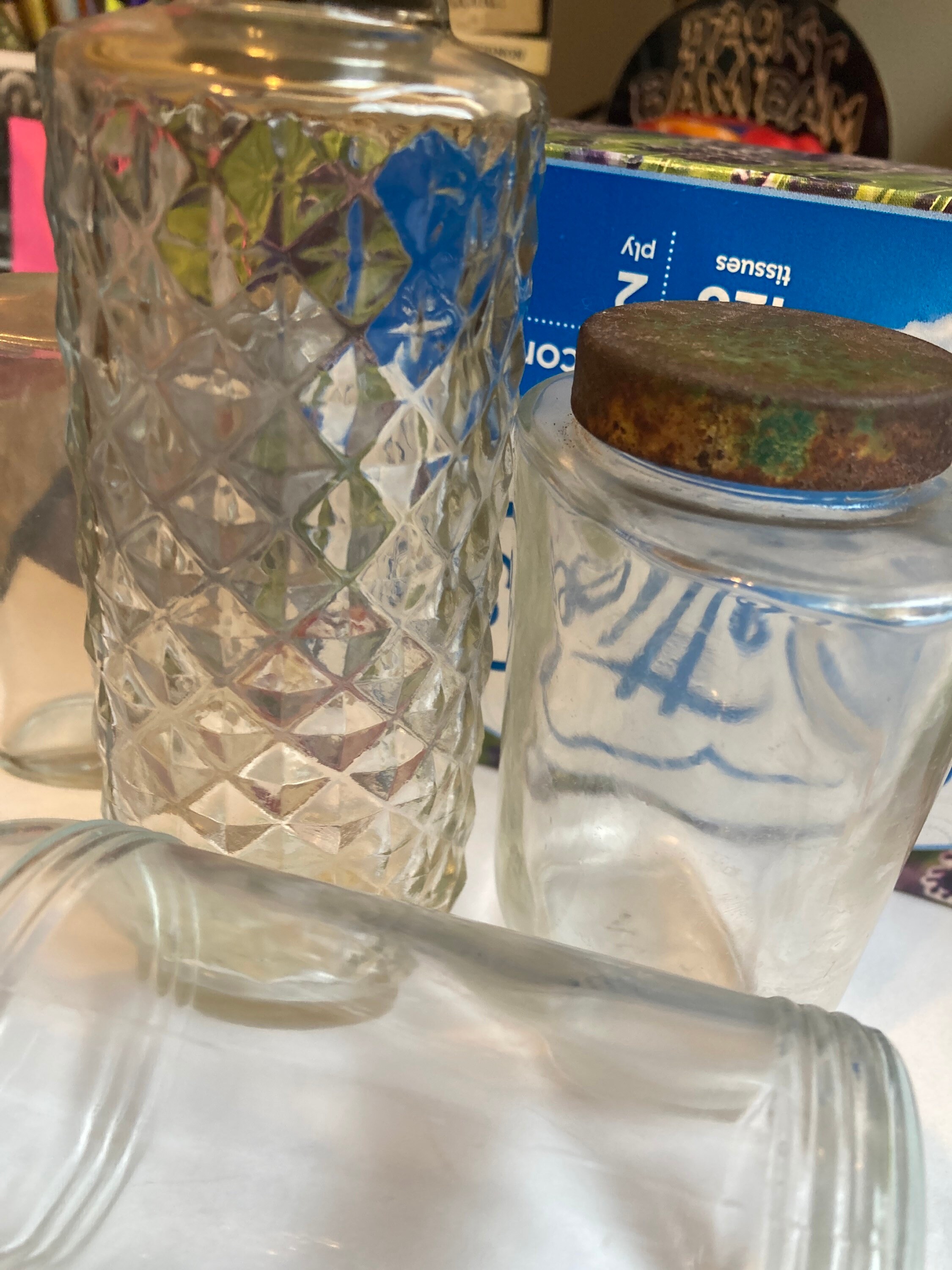Vintage Avon Bottles Very Rare Vanity Jar Flask Perfume Set of 5 - Etsy