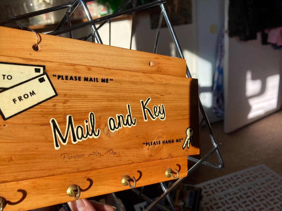 Pocano Mountain Mail and Key Holder Hanger - Etsy