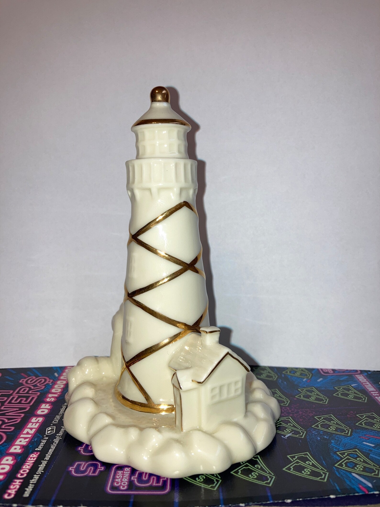 Vintage Lenox Lighthouse With Certificate Fine China and 24KT Gold - Etsy