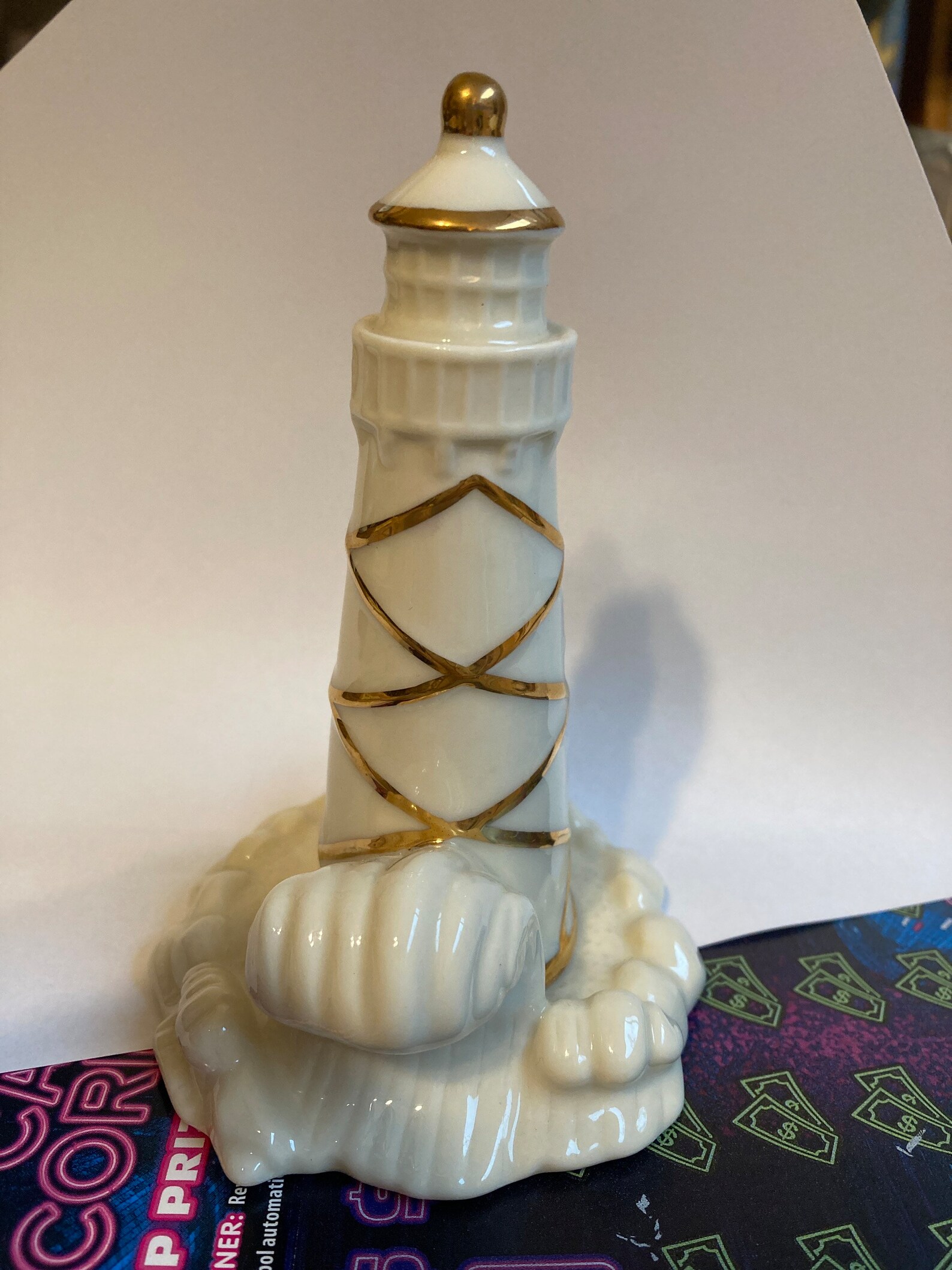 Vintage Lenox Lighthouse With Certificate Fine China and 24KT Gold - Etsy