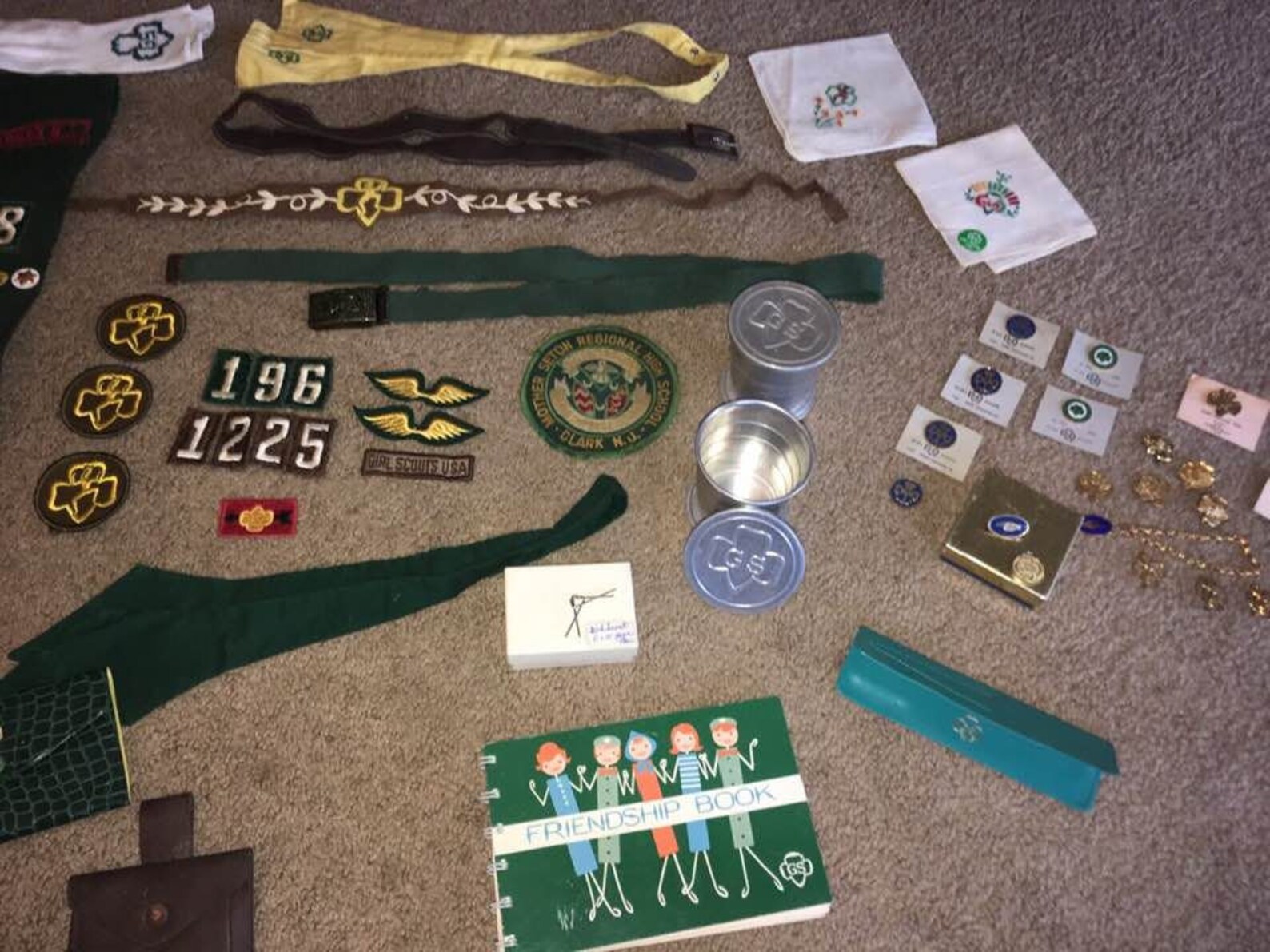 An Awesome Vintage Girl Scout Set 51 Items with original price | Etsy