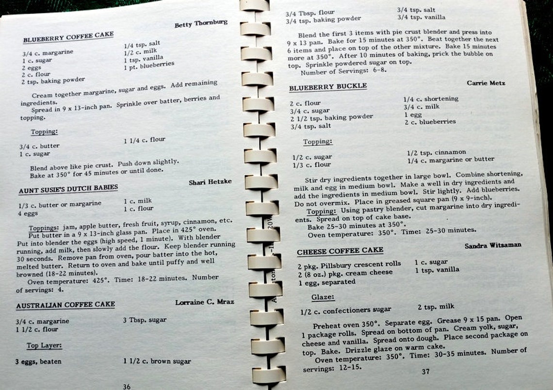 May 1988 Original Cookbook Arlington Heights Illinois United Methodist ...