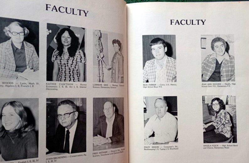 Original Vintage 1978 Pioneer Yearbook Perry Illinois High School First ...