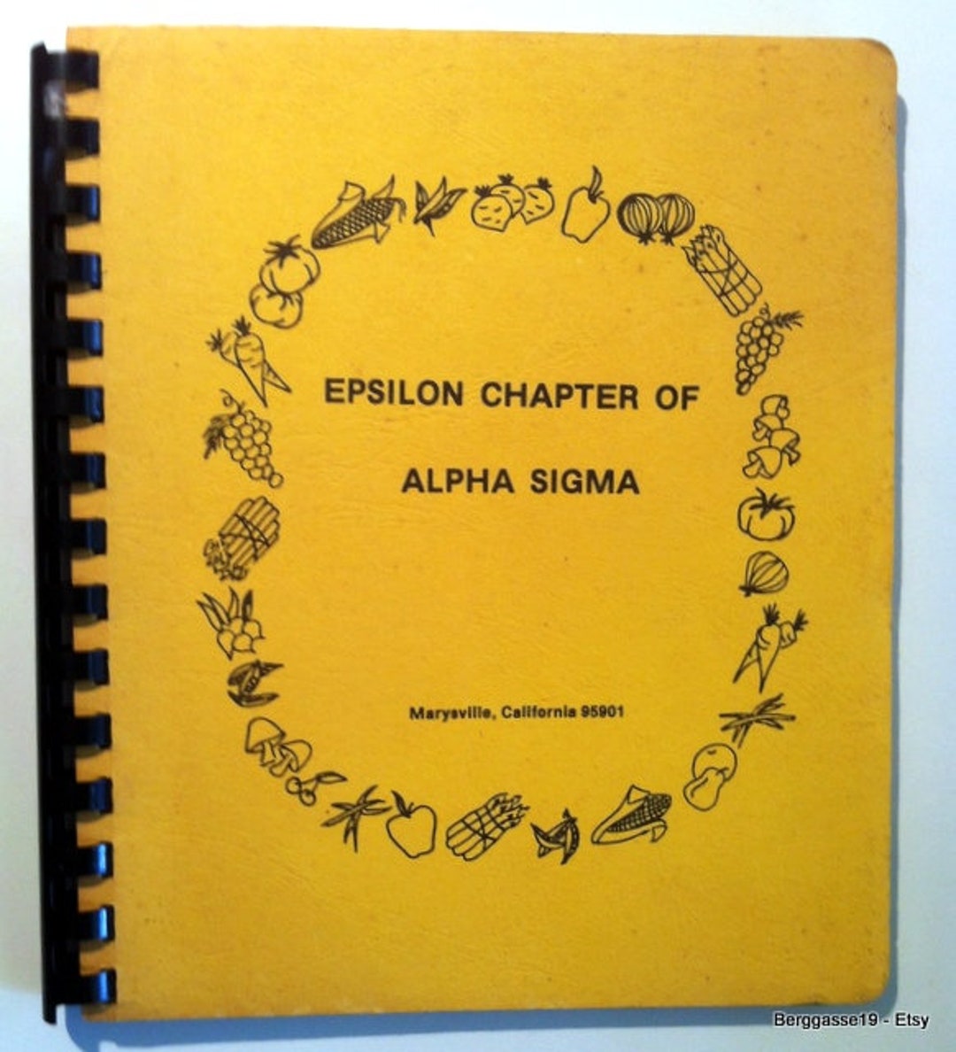 Circa 1985 Epsilon Chapter of Alpha Sigma Cookbook Recipes Marysville ...