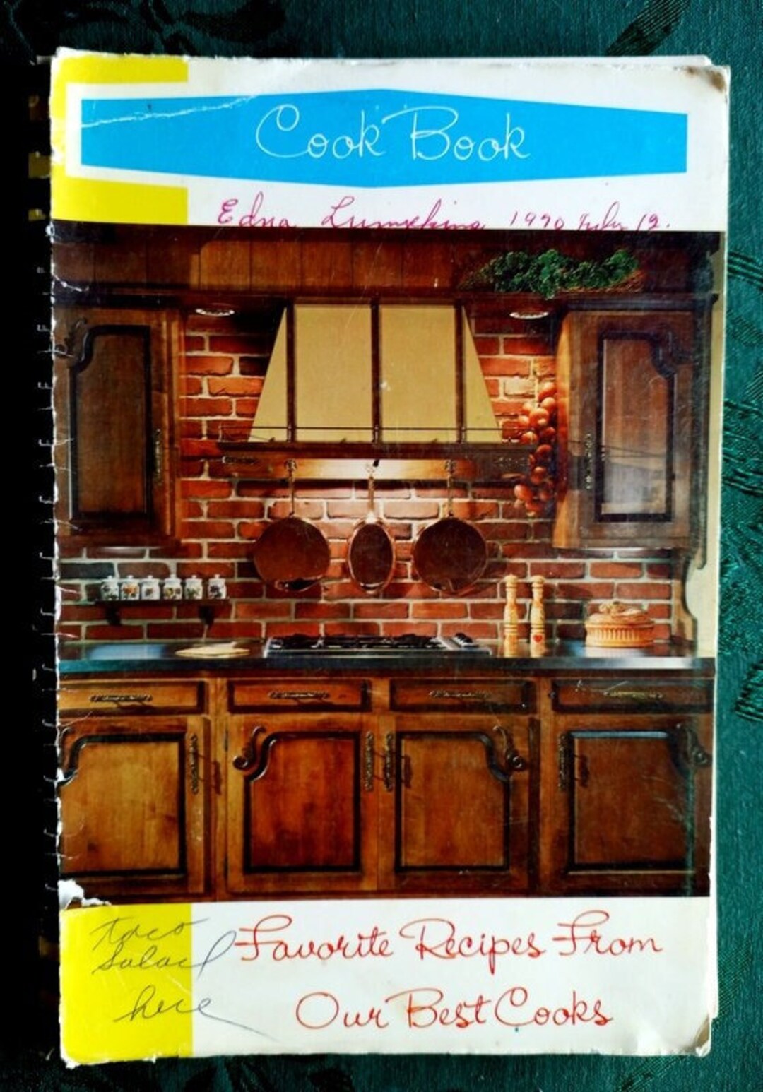 Original Vintage 1970 Aurora Colorado Cookbook Faith Tabernacle ...