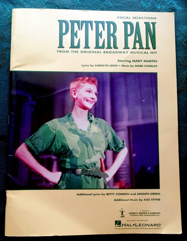 Peter Pan Broadway Musical Sheet Music Vocal Selections Mary - Etsy