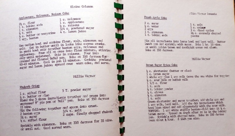 Original 1970s Holy Cross Family Cookbook Recipes Shirley Winkler ...