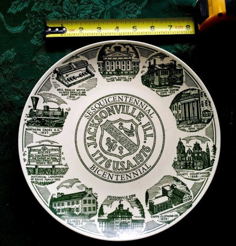 Ray Groves Design Collector Plate Jacksonville Illinois ...