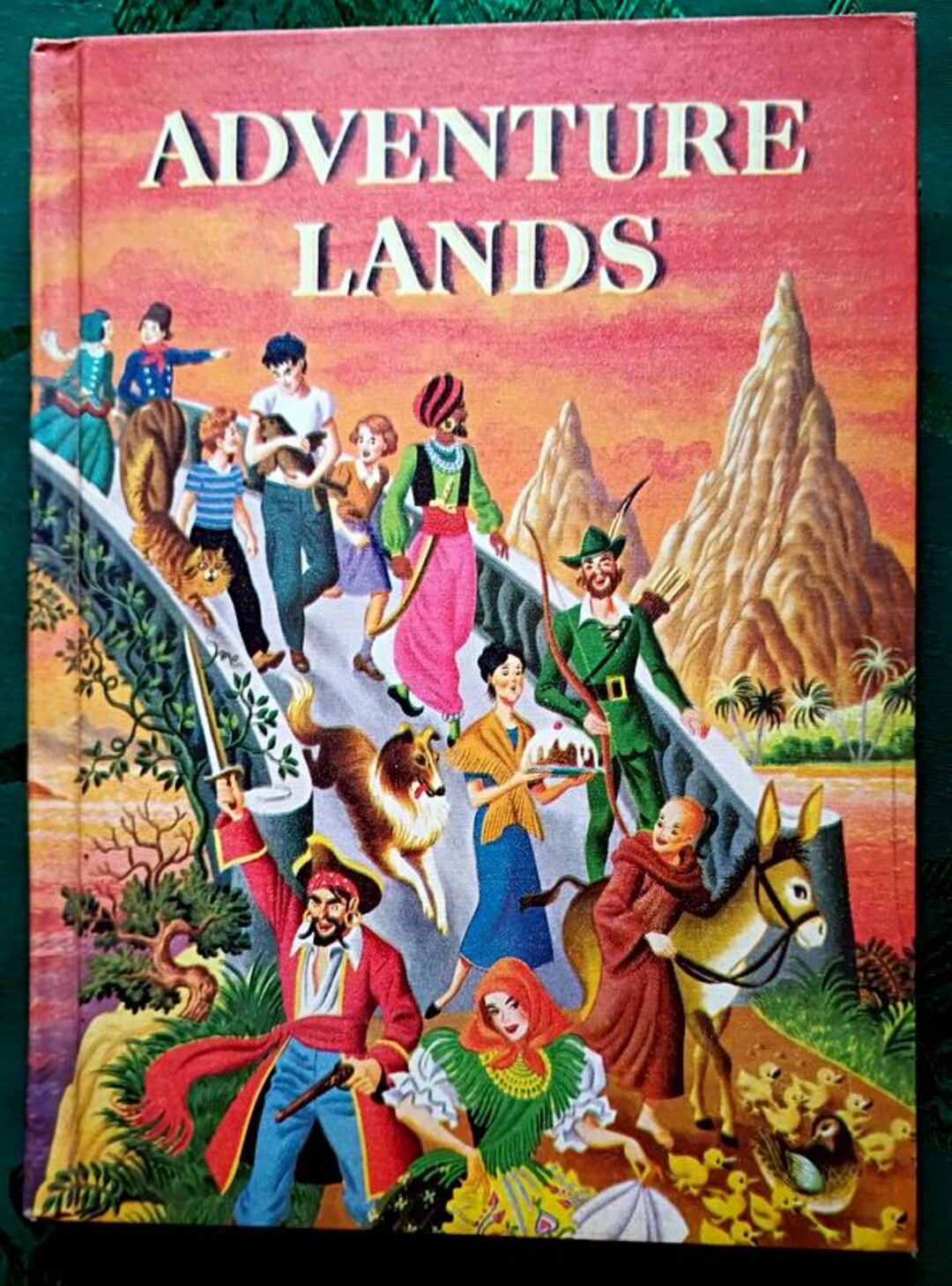 Original Vintage Children's Book 1954 Adventure Lands Eleanor Johnson ...