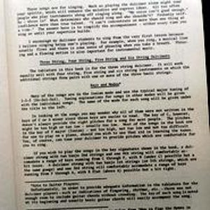 1977 Madeline Macneil's Dulcimer Book Singing With the Appalachian ...