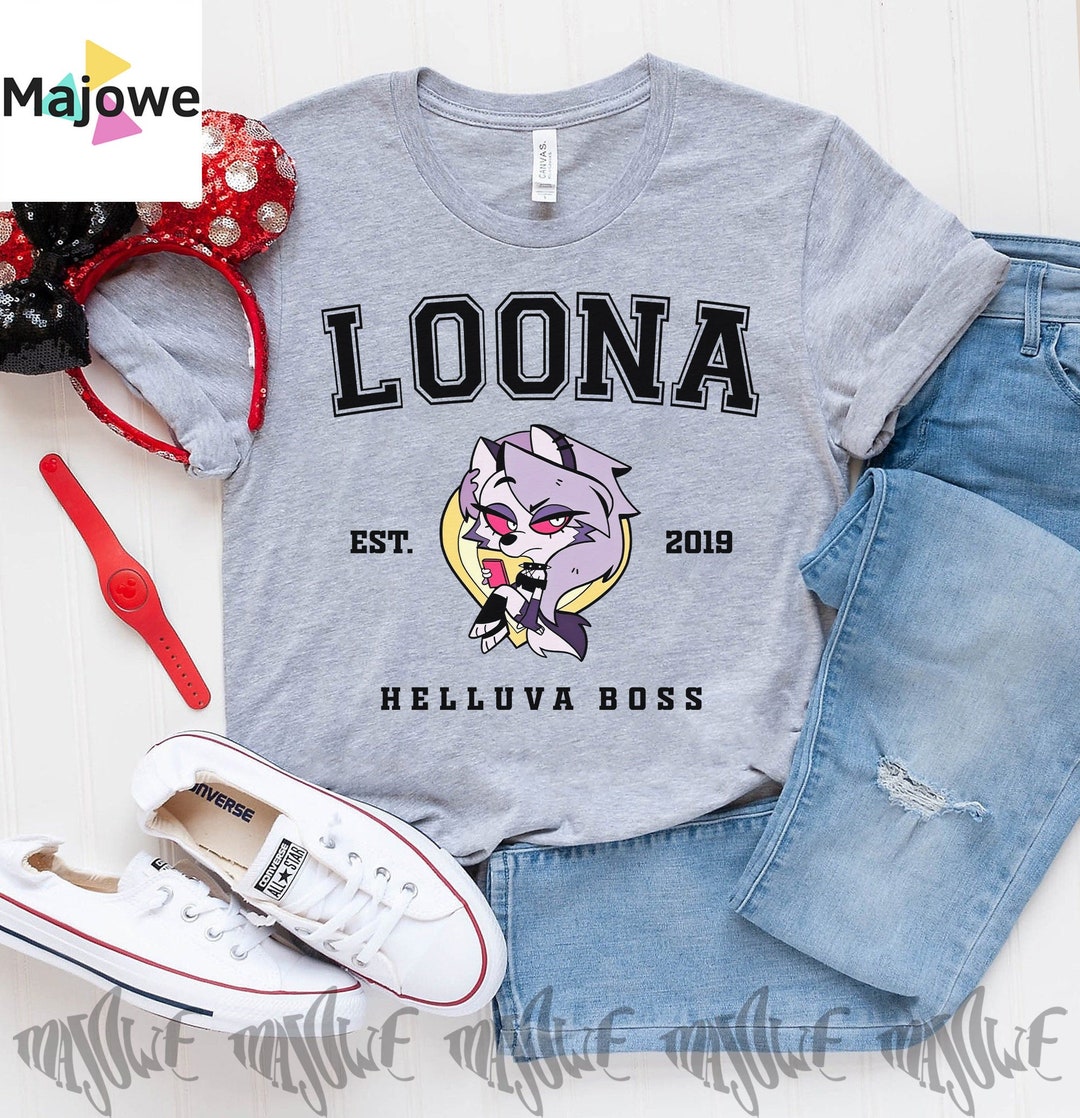 Loona Chibi Shirt Loona Helluva Boss Hazbin Hotel - Etsy Australia