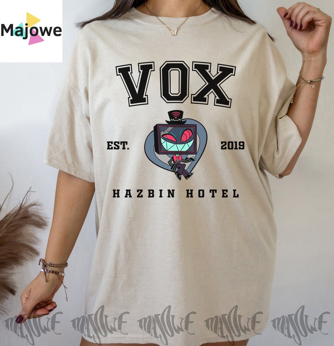 Vox Chibi T-shirt Cute Vox Hazbin Hotel Characters Hazbin - Etsy