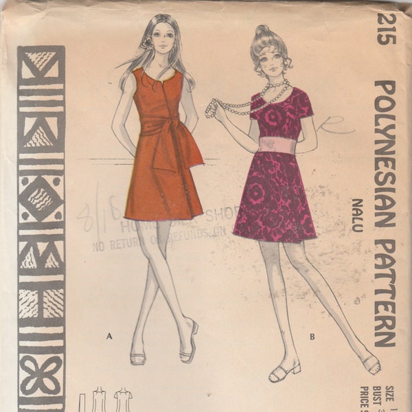 Polynesian Sewing Pattern - Etsy