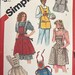 Simplicity 5725 Misses Set of Aprons. One Size. UNCUT - Etsy