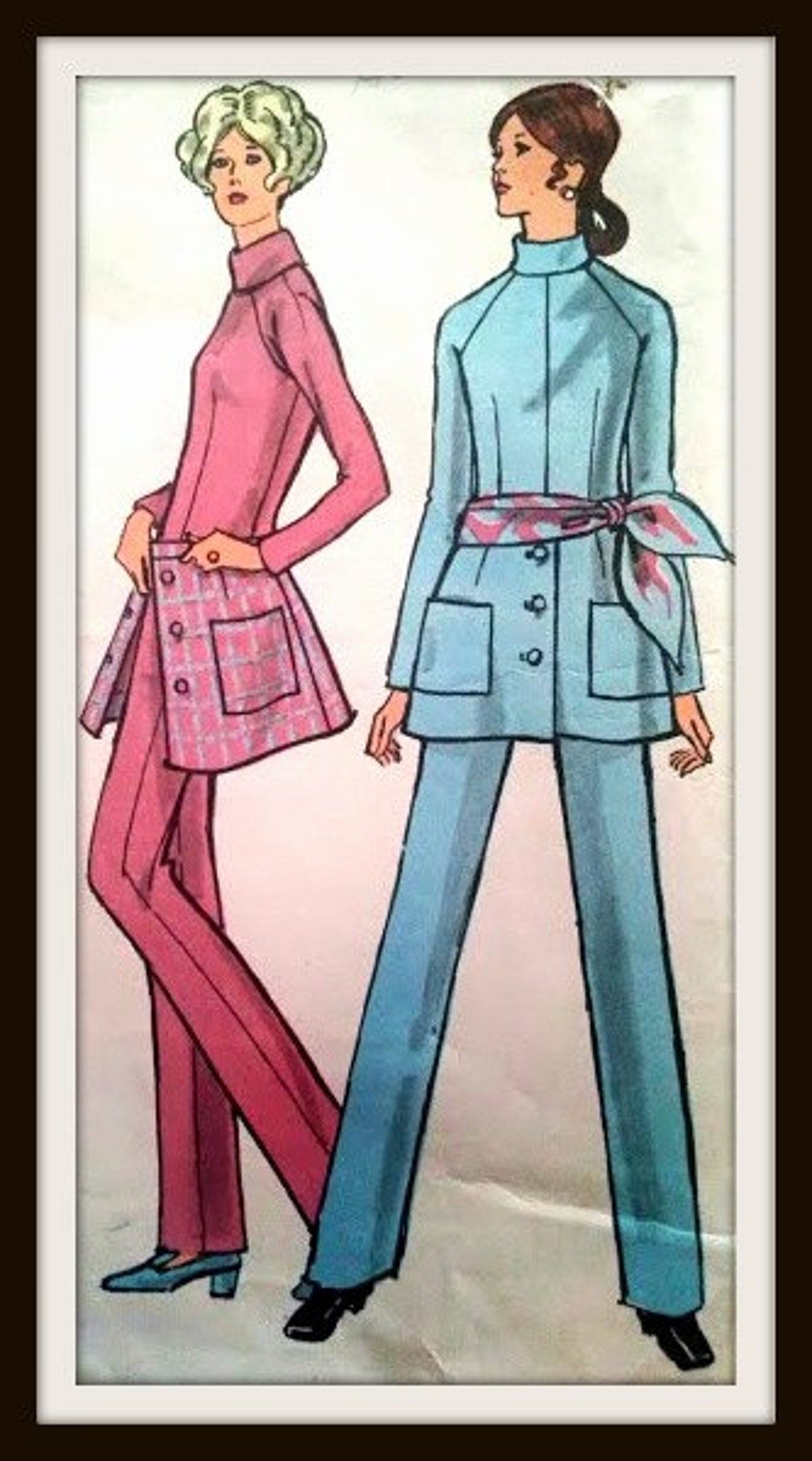 Vogue 7681 Misses' Jumpsuit and Skirt Size 14 - Etsy