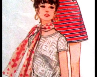 Butterick 6408 Misses' Dress and Hooded Scarf Size 12-16 | Etsy