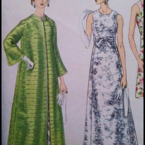 Rare Vogue Special Design 6968 Evening Dress and Coat Bust 31 UNCUT - Etsy