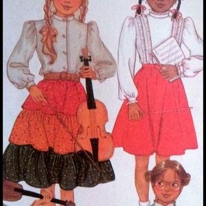 Mccall's 8337 Girls' Skirts Size 7 Waist 23" UNCUT - Etsy