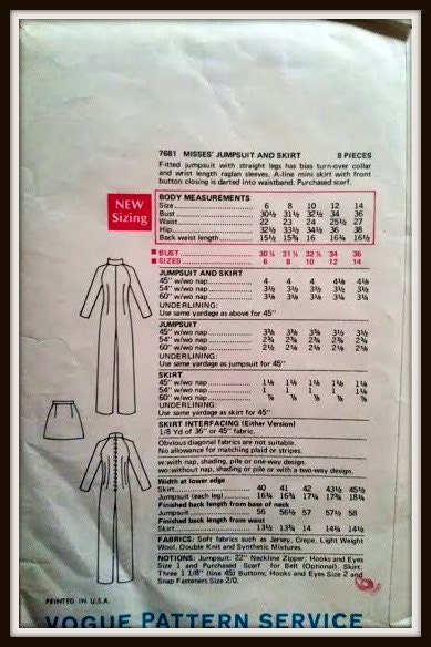 Vogue 7681 Misses' Jumpsuit and Skirt Size 14 - Etsy