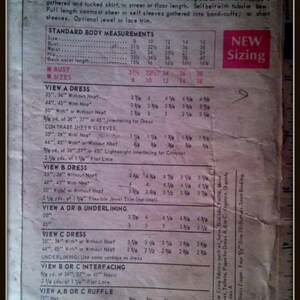 Butterick 5284 Misses' One Piece Brides and Bridesmaid Dresses Size 14 ...