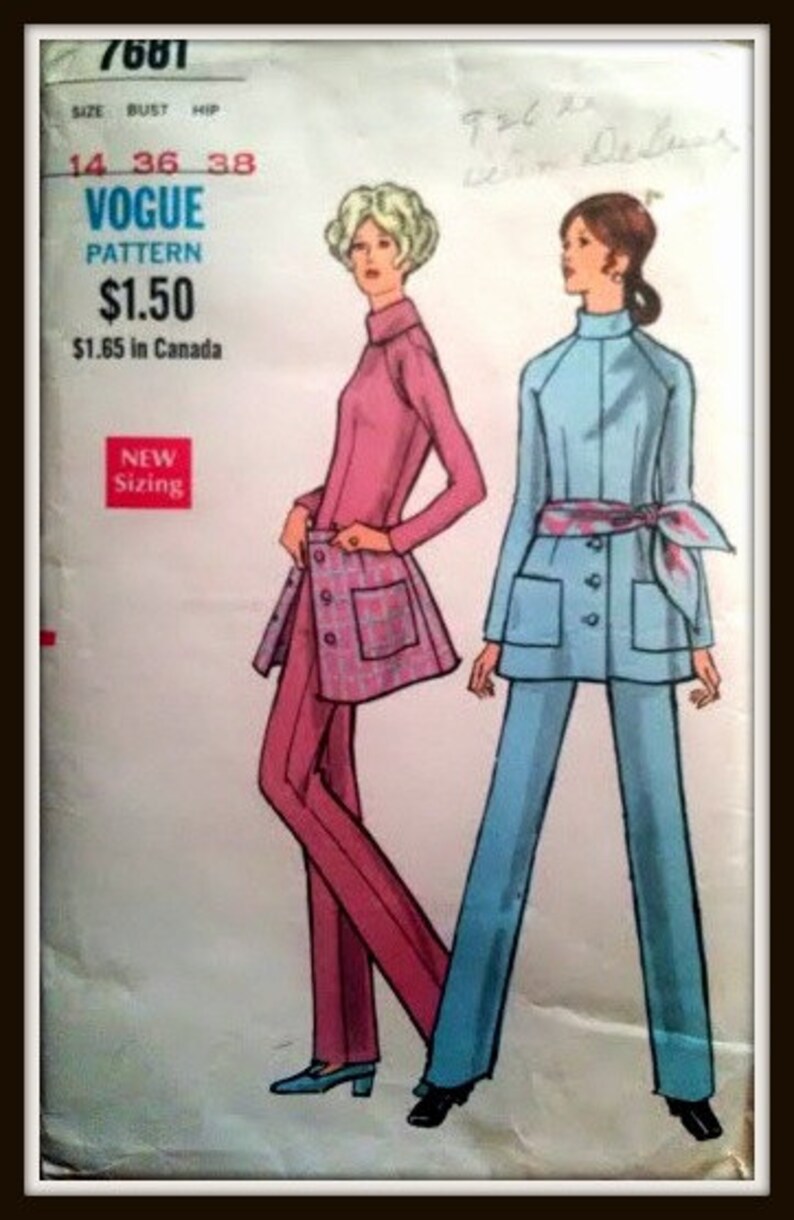 Vogue 7681 Misses' Jumpsuit and Skirt Size 14 - Etsy