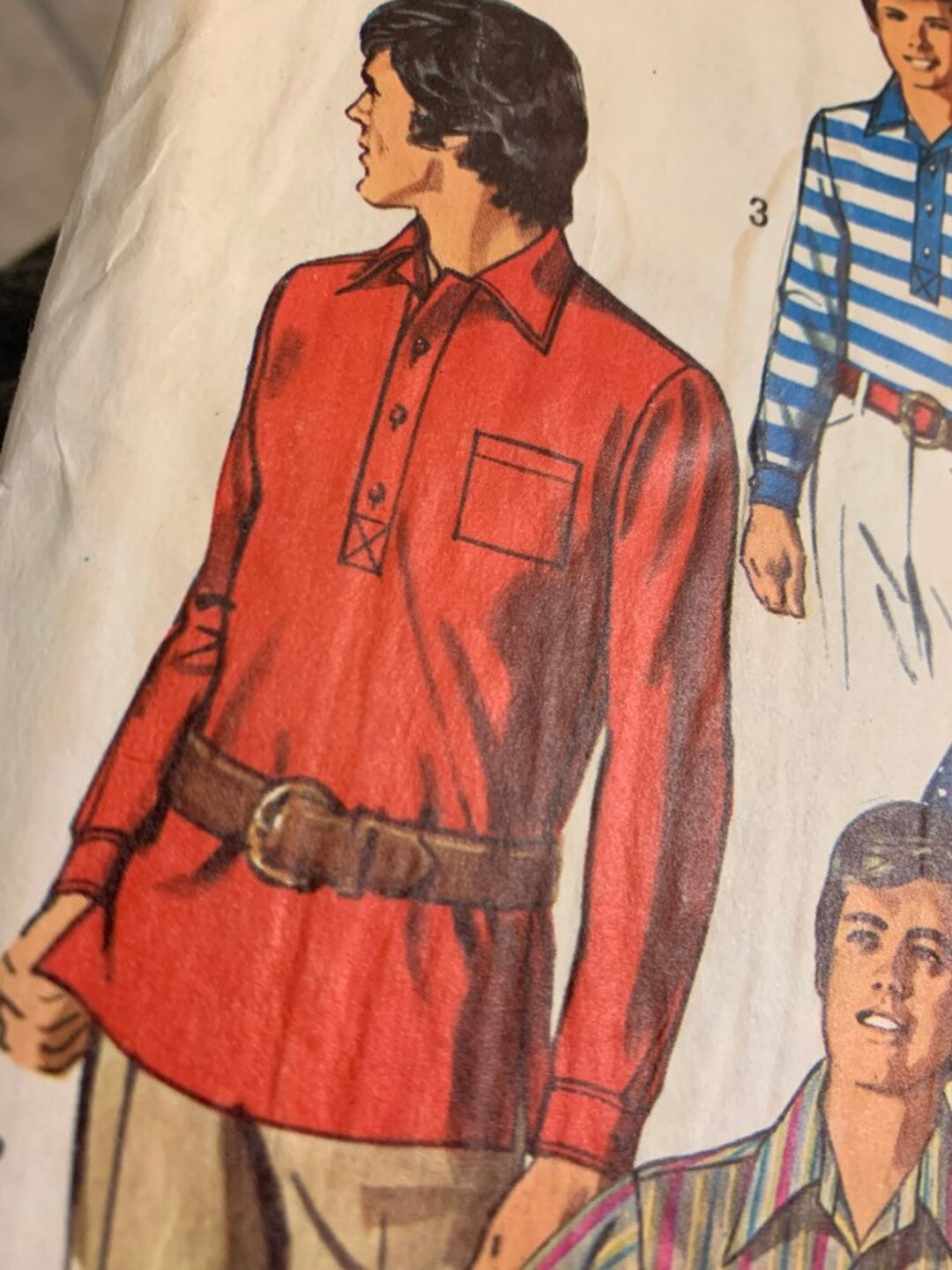 Simplicity 8950 Men's Shirt Size 20 Chest 36.5" Uncut - Etsy