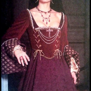 Simplicity 9929 Renaissance Costume Size (6-12) UNCUT - Etsy