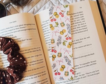 Pink Bow Bookmark Book Accessories Reader Gift Coquette - Etsy