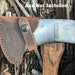 True Temper Tomahawk Hatchet Buffalo Leather Sheath Mask (axe NOT ...