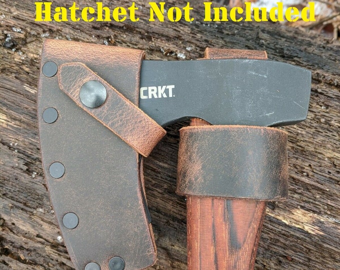 Leather Sheath for CRKT Freyr Tomahawk Handcrafted Mask Hawk W/optional ...