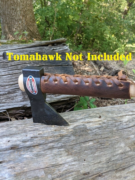 Cold Steel Hawk Tomahawk Leather Overstrike Handle Guard axe - Etsy