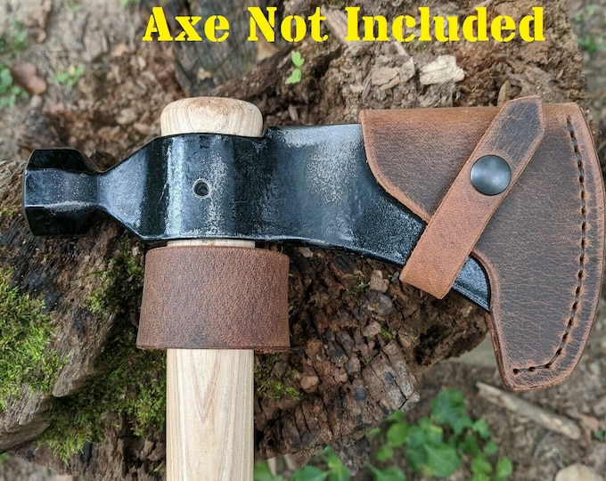 Leather Sheath for CRKT Chogan Tomahawk Handcrafted Mask Hawk W ...