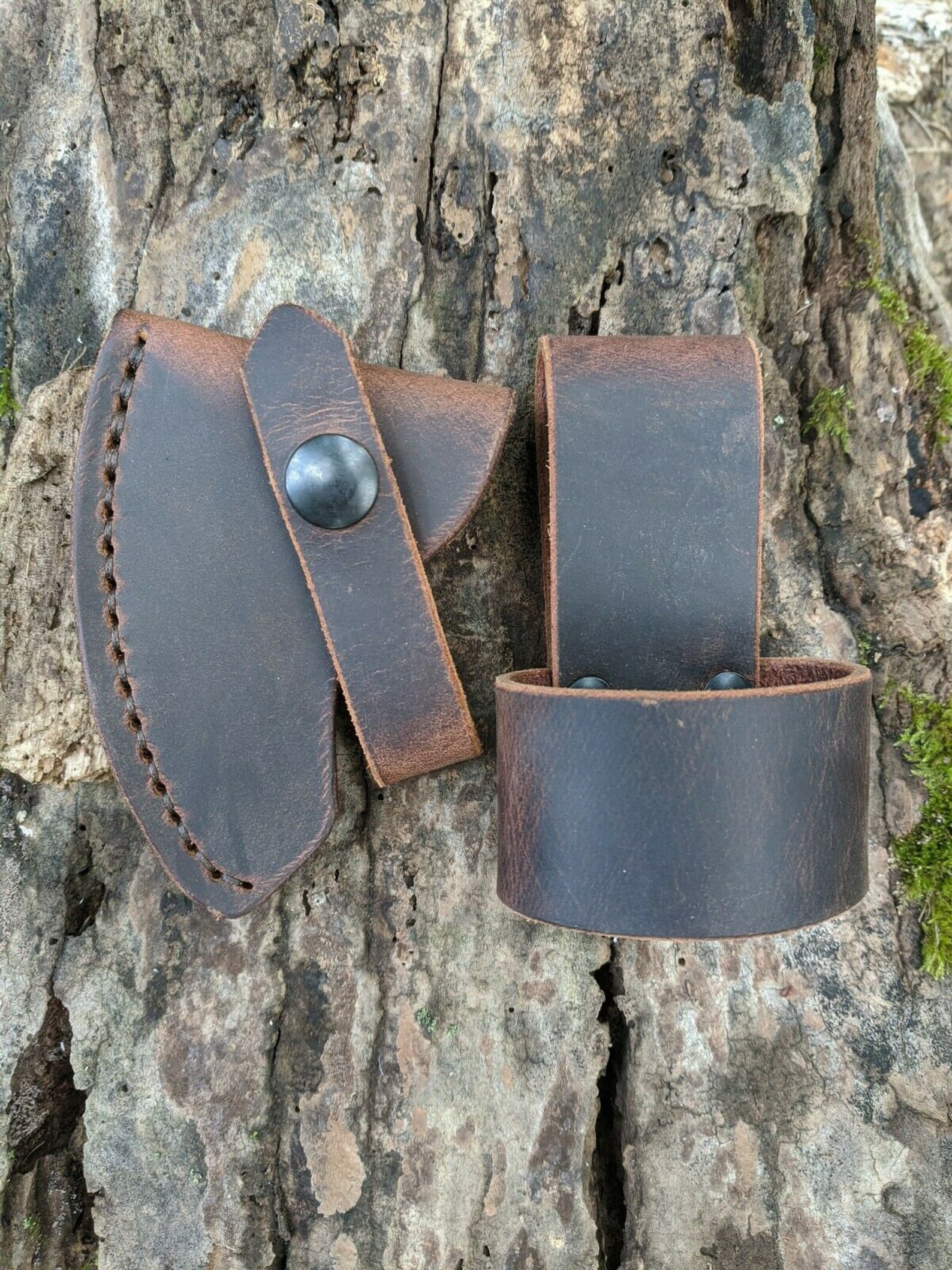 Husqvarna 13 Hatchet Leather Sheath Mask & Carrier Set - Etsy