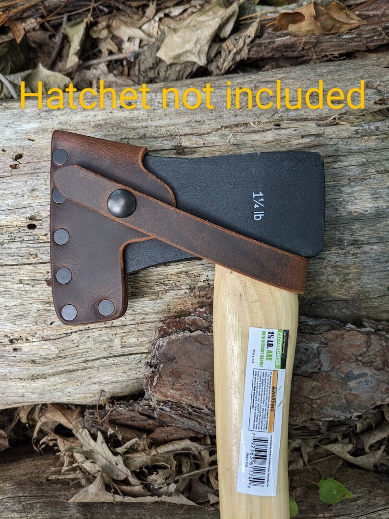 Harbor Freight 1.25lb Hatchet Buffalo Leather Sheath Mask (axe NOT ...