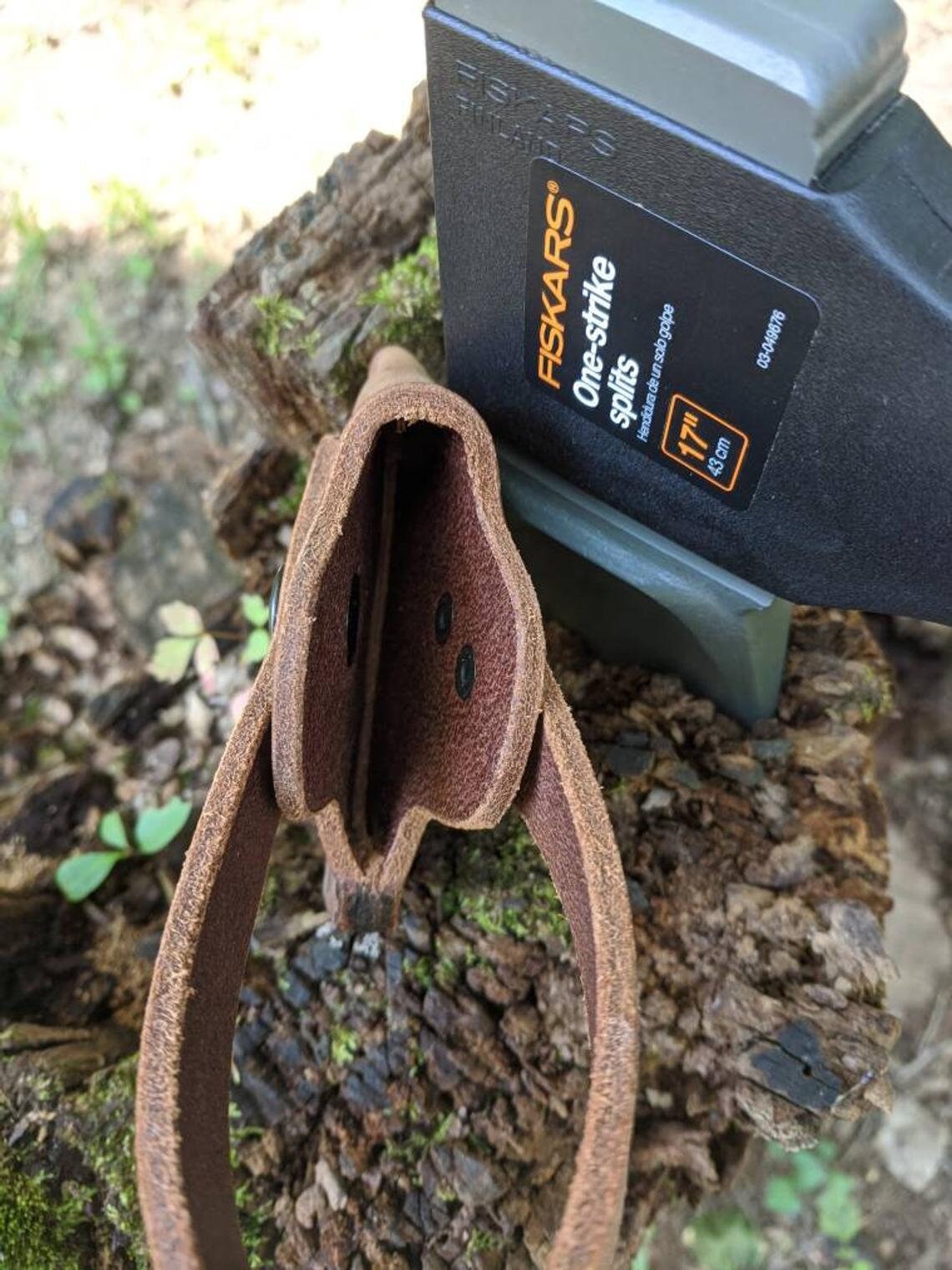 Fiskars X11 Hatchet Buffalo Leather Sheath Mask axe NOT - Etsy