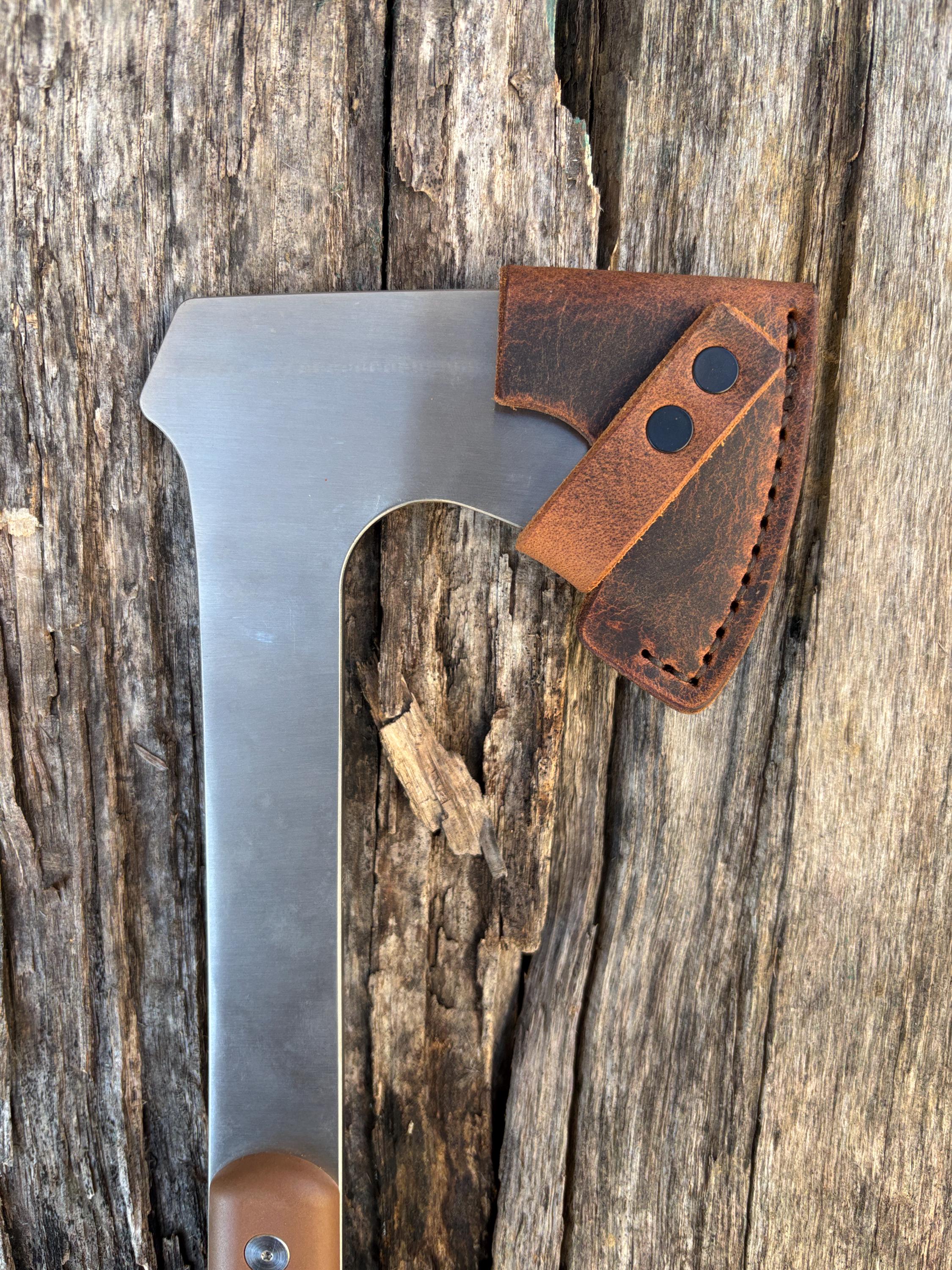 Ka-bar Hatchet Hawk (KA1333) Hatchet Buffalo Leather Sheath Handmade in ...