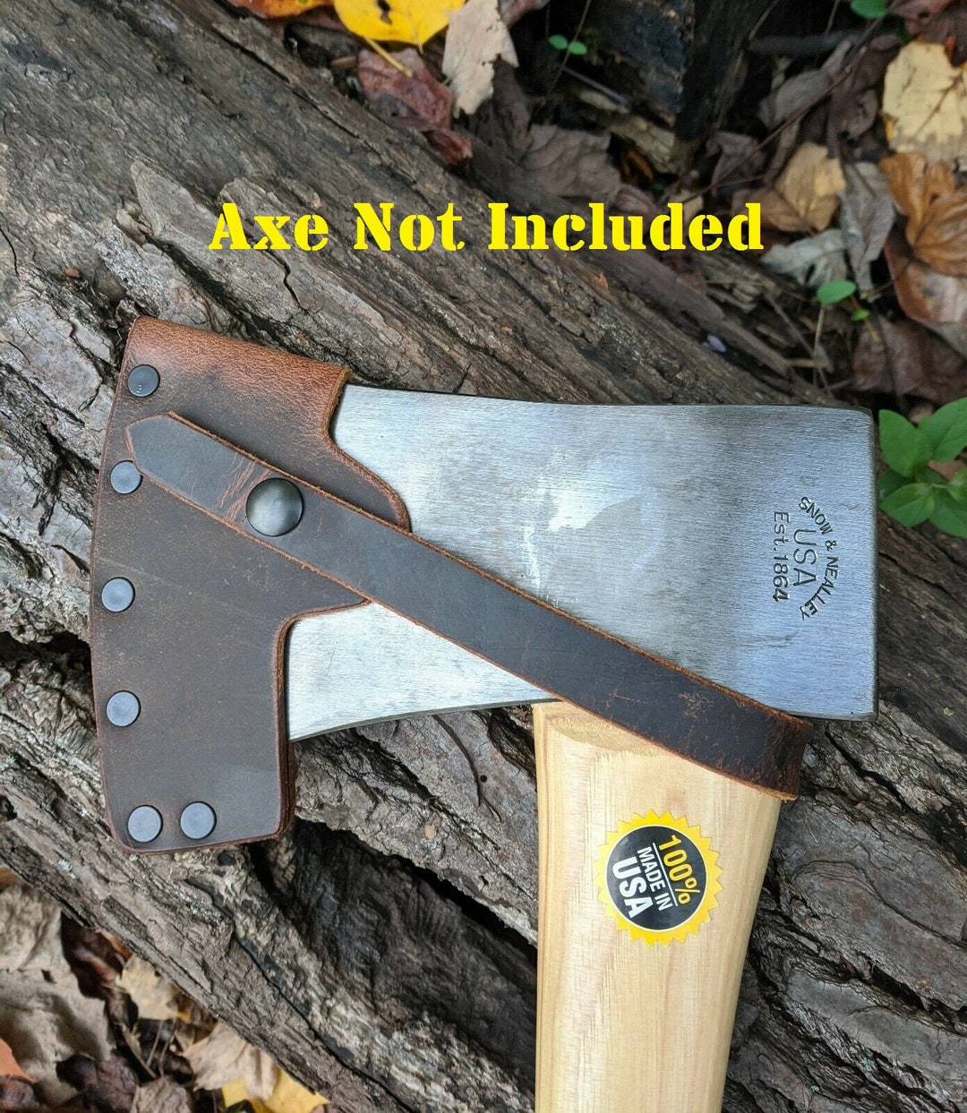 Snow & Nealley 3.5 Pound Single Bit Axe Leather Sheath Mask (axe Not ...