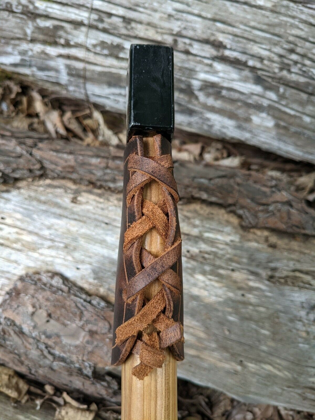 Cold Steel Trail Boss Leather Axe Handle Overstrike Guard axe | Etsy