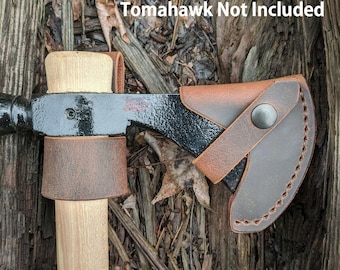Cold Steel Tomahawk Leather Sheath for Trail, Frontier, Pipe, Rifleman ...