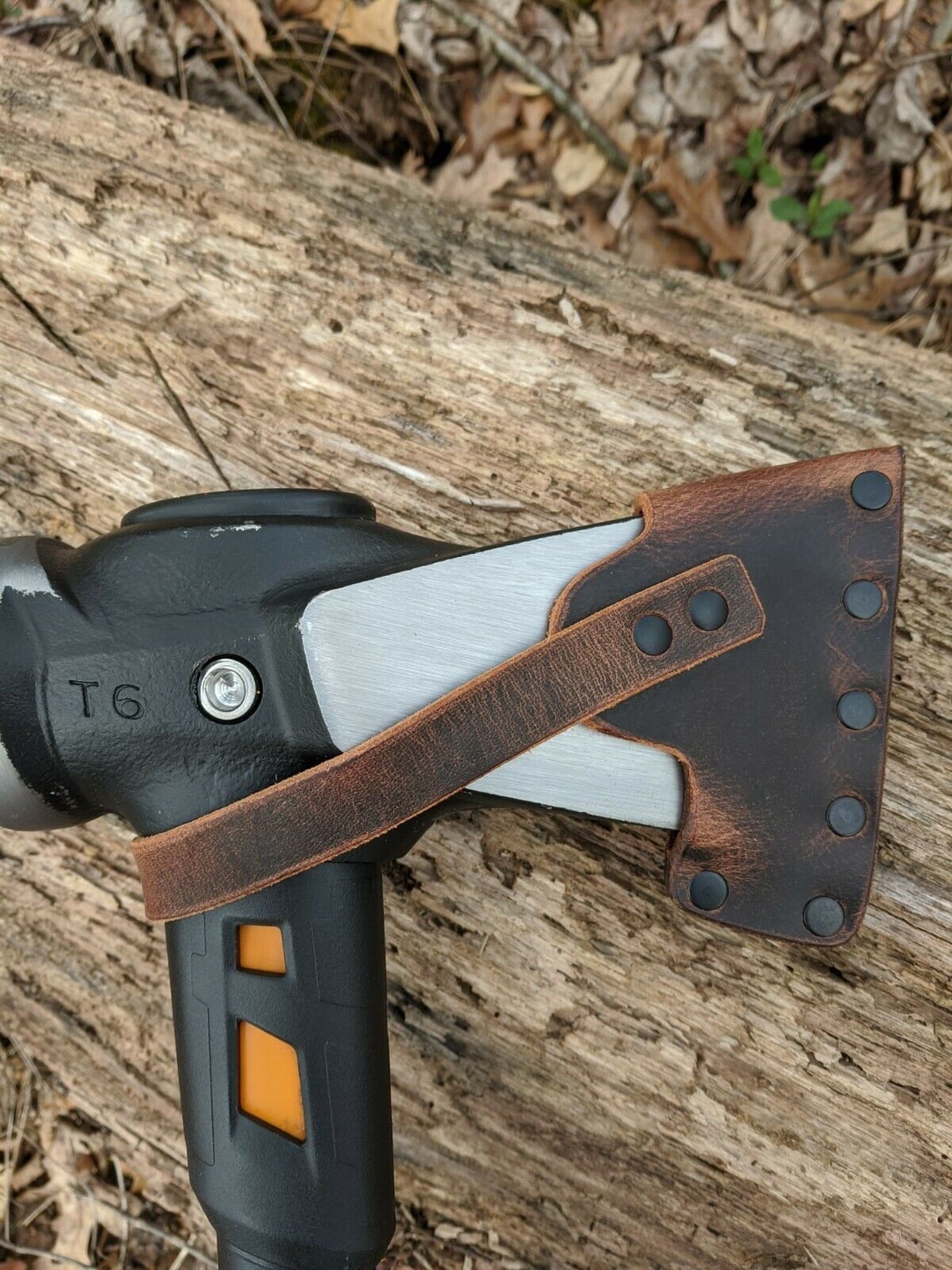 Fiskars Pro Isocore 8lb Maul Axe Buffalo Leather Sheath Mask | Etsy