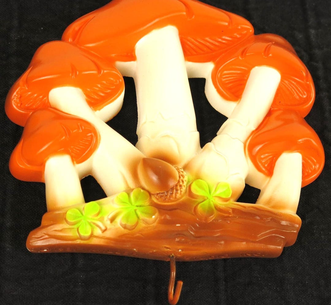 Vintage Miller Studio Mushroom Chalkware Pot Holder Hook - Etsy