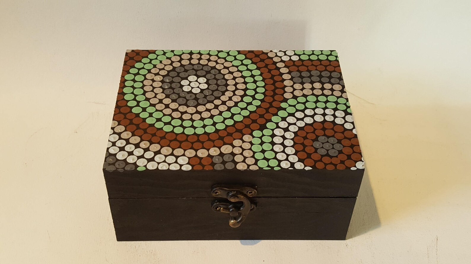 Hand-painted Box Inspired Aboriginal Painting - Etsy