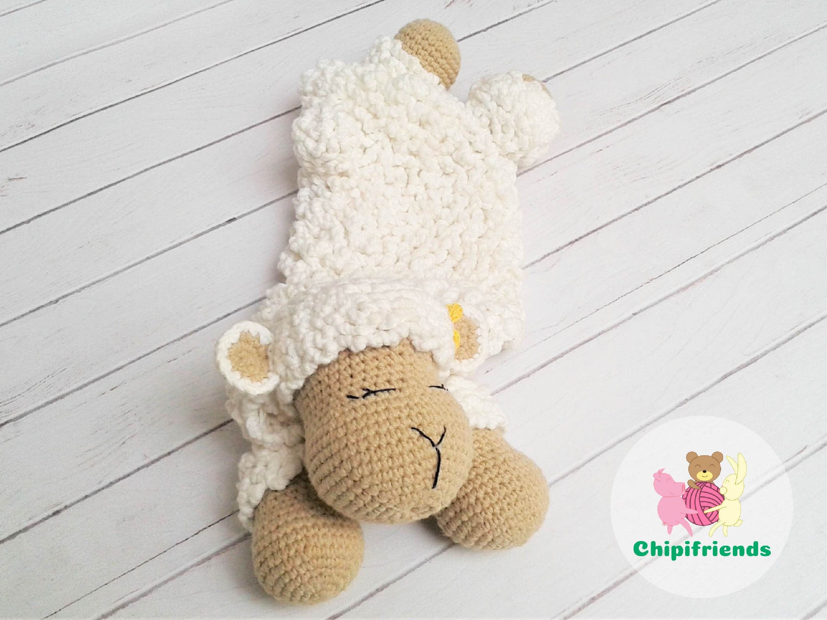 PATRÓN CROCHET Manta de Apego Oveja Manta Crochet Patrón | Etsy