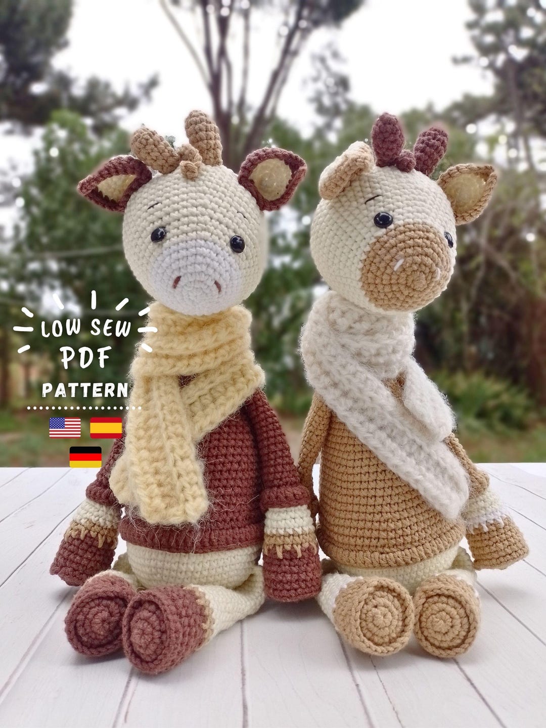Crochet Giraffe PATTERN | Joe the Giraffe Pattern | Charming Amigurumi ...