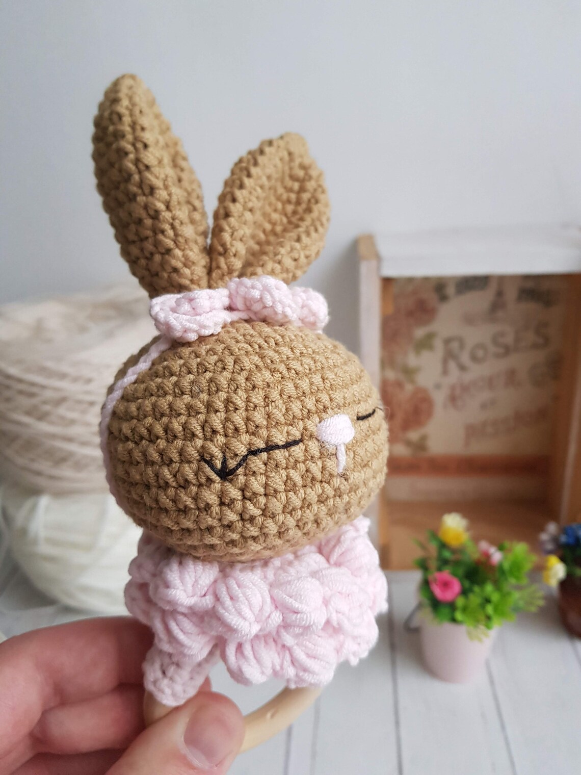CROCHET PATTERN Bunny Security Blanket and Rattle Amigurumi - Etsy