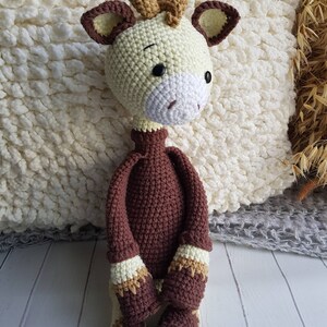CROCHET PATTERN - Amigurumi Giraffe Pattern - Joe the Giraffe - Low Sew ...